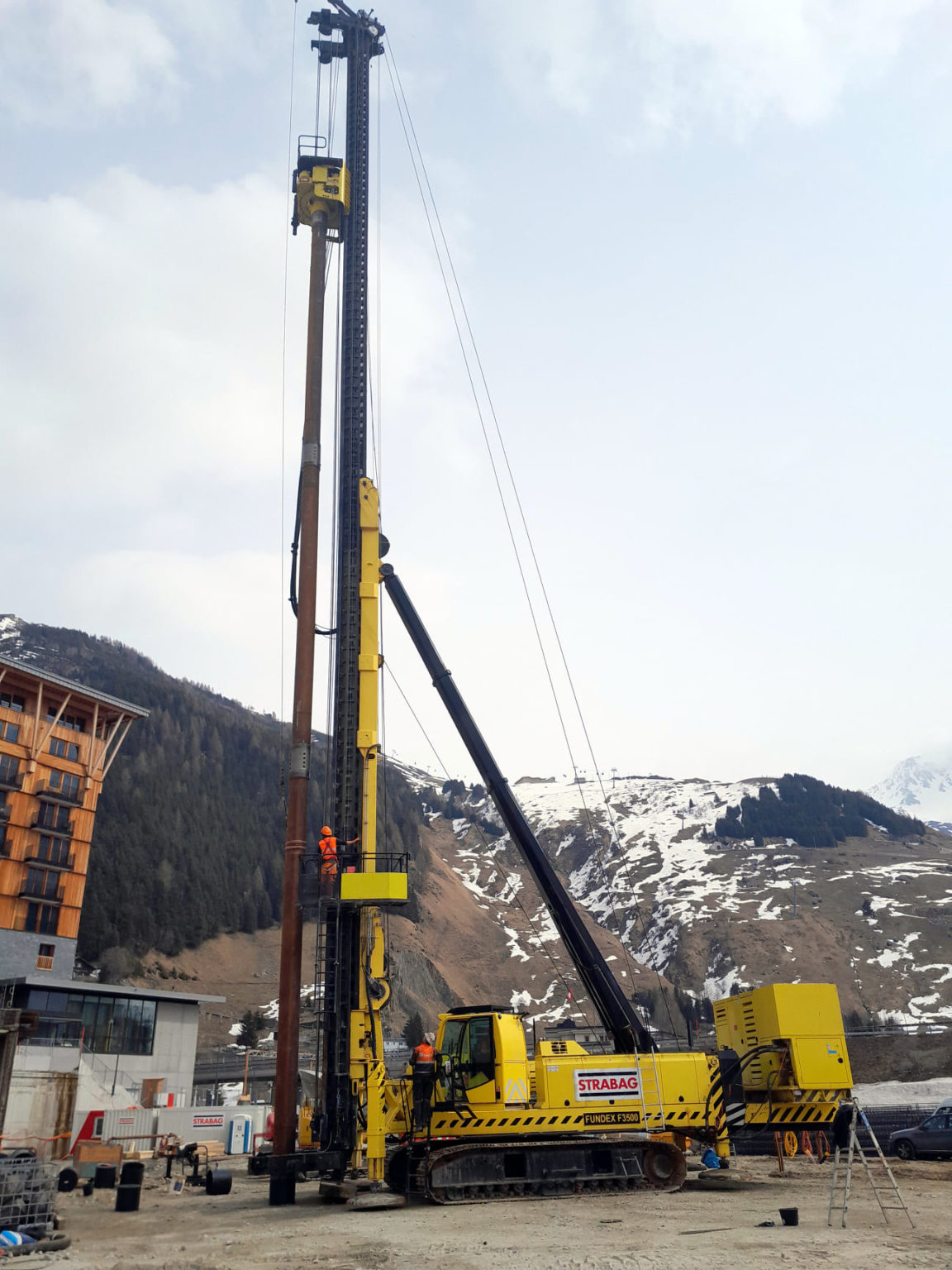 Olivier - Olivier drilling tools on Fundex F3500 in Switzerland